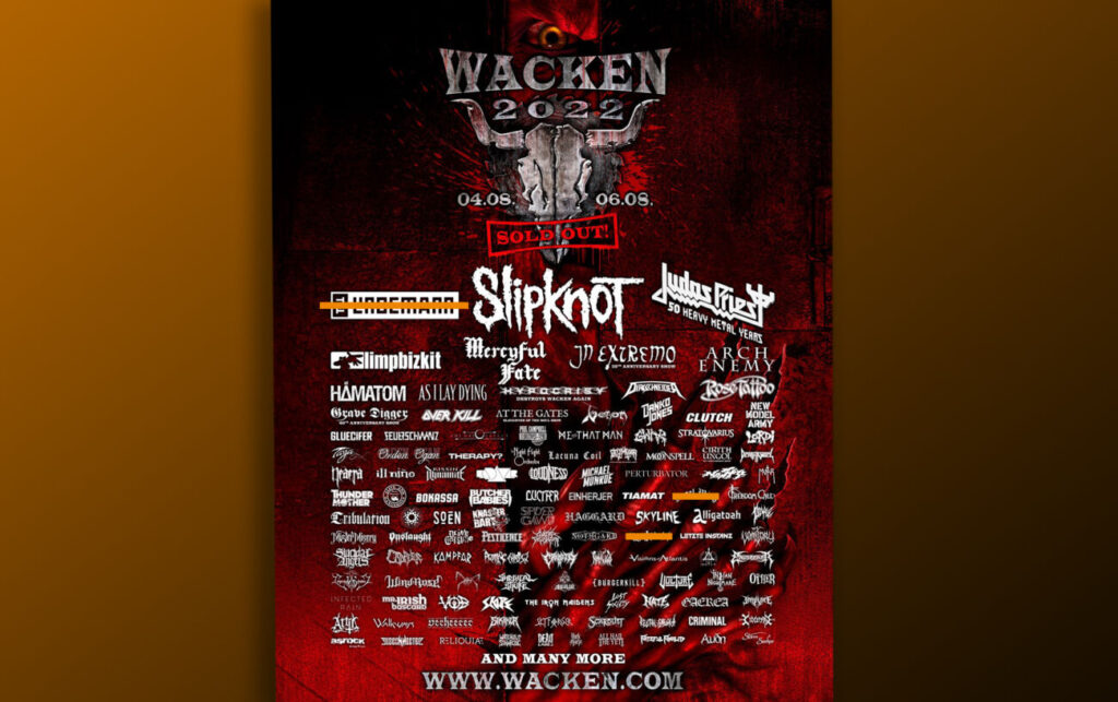 Wacken Festival 2022 Lineup - BANDUP